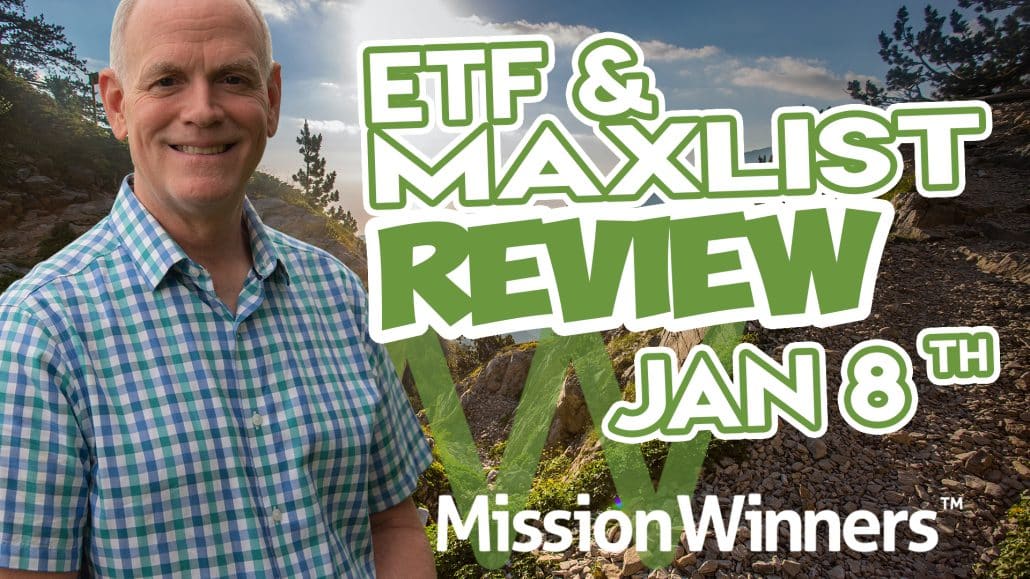 Weekly ETF Market Evaluation & MAXLIST Review - Jan 8 2023 - Mission ...