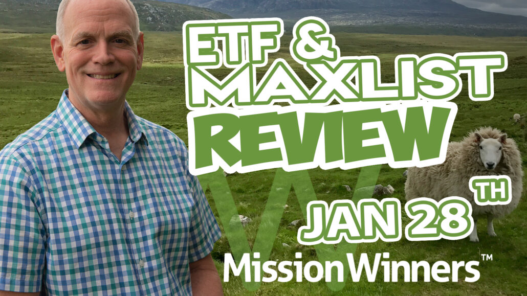 Weekly ETF Market Evaluation & MAXLIST Review - Jan 28 2024 - Mission ...