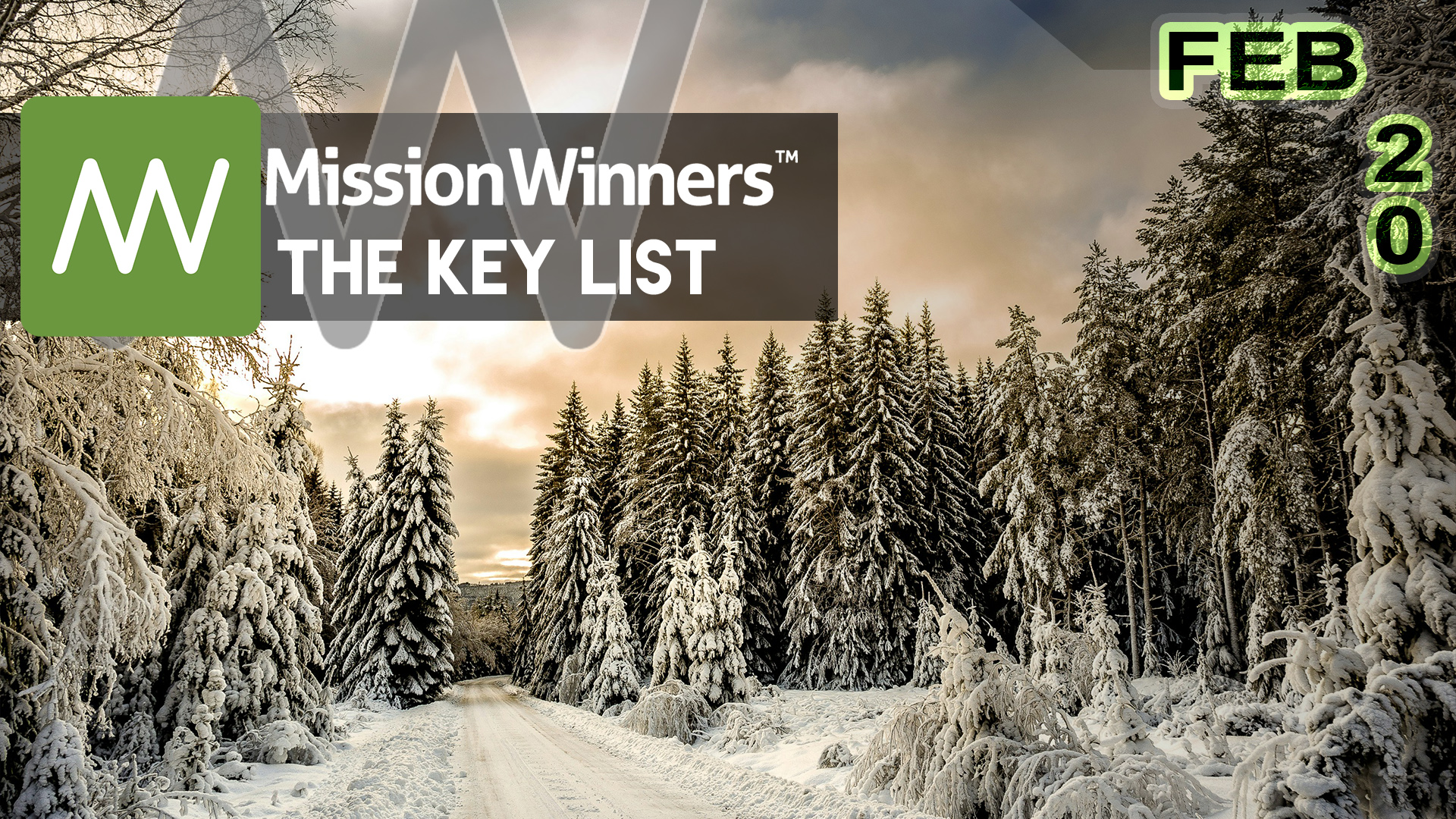 Key List™ Tuesday Feb 20 2024 - Mission Winners