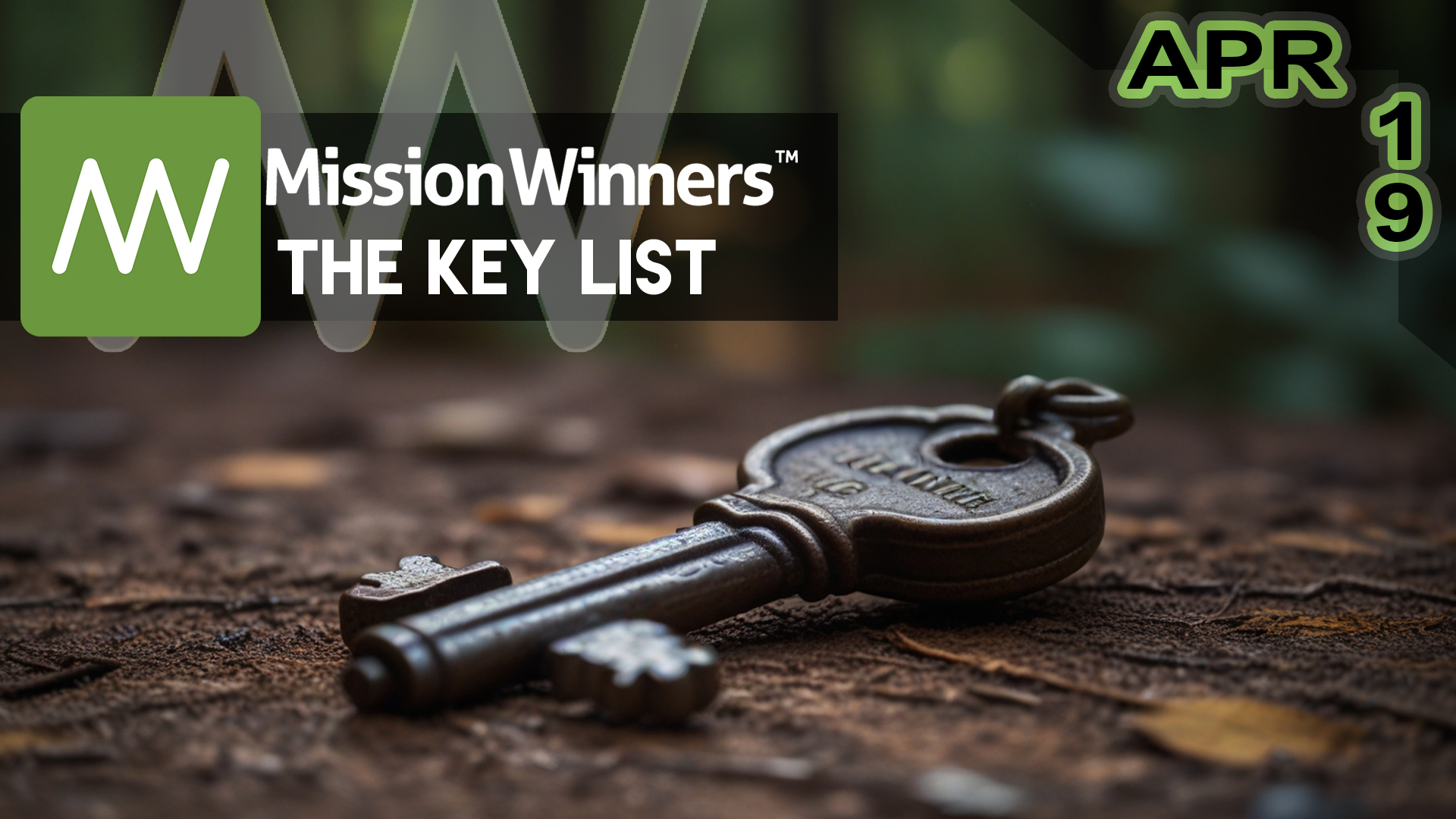 Key List™ Friday Apr 19 2024 - Mission Winners