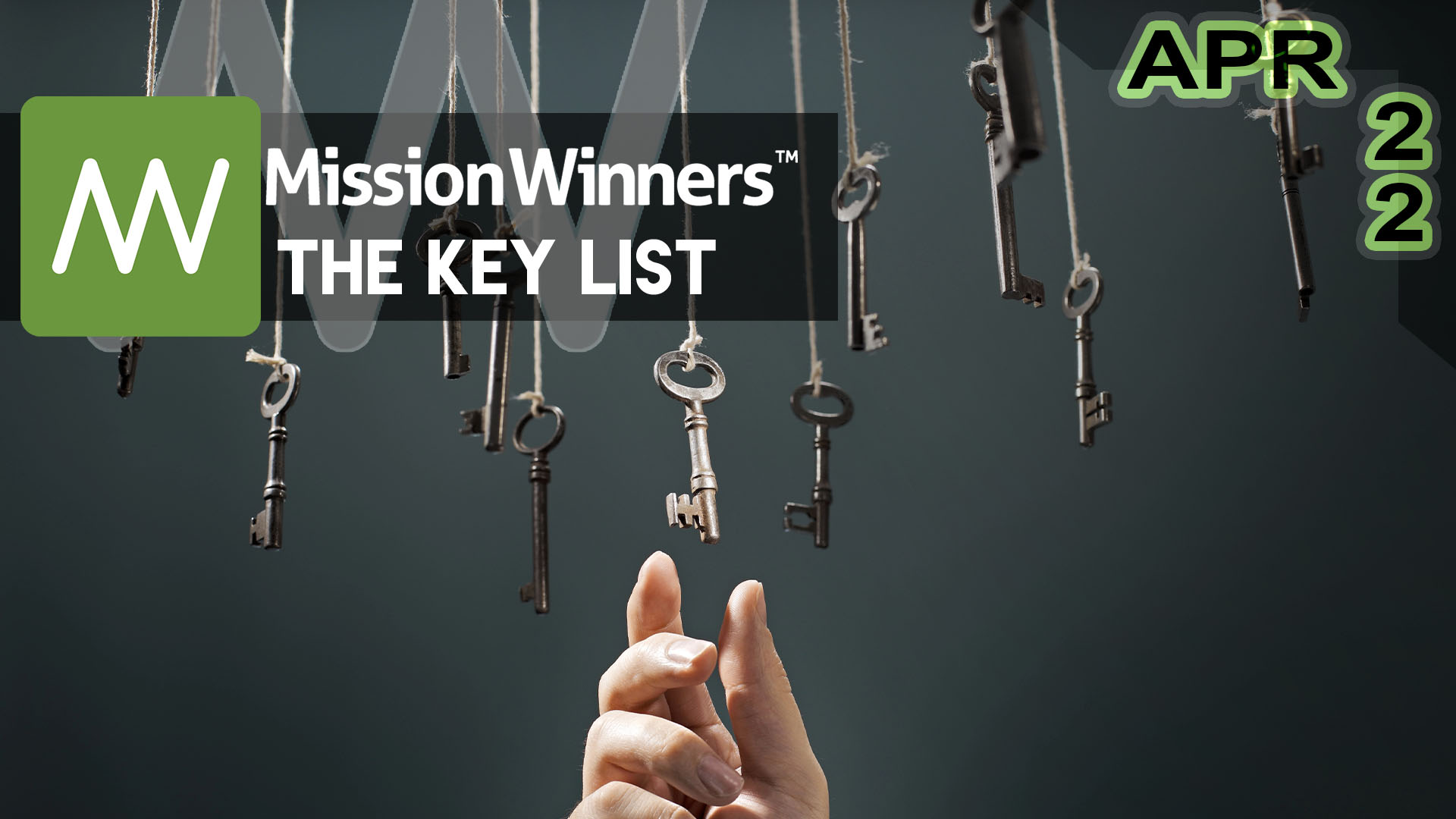 Key List™ Monday Apr 22 2024 - Mission Winners