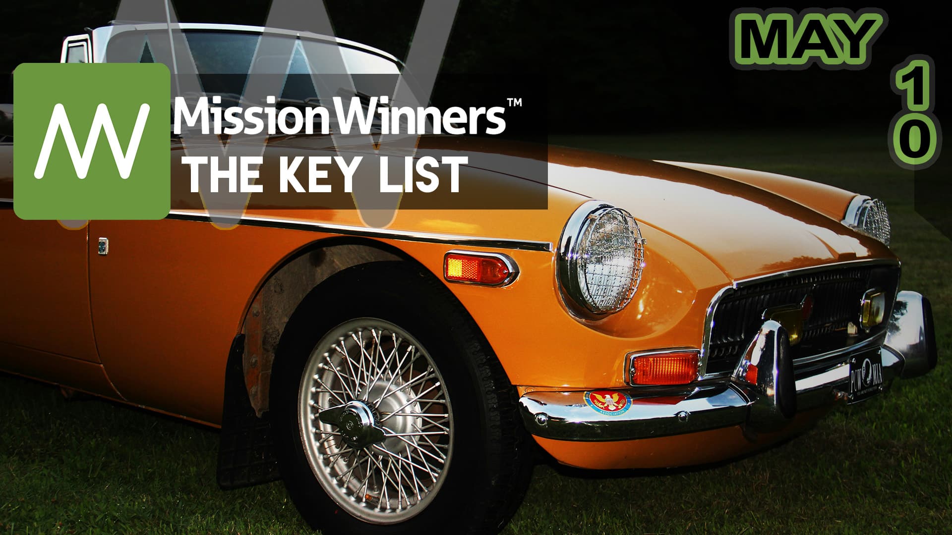 Key List™ Friday May 10 2024 - Mission Winners