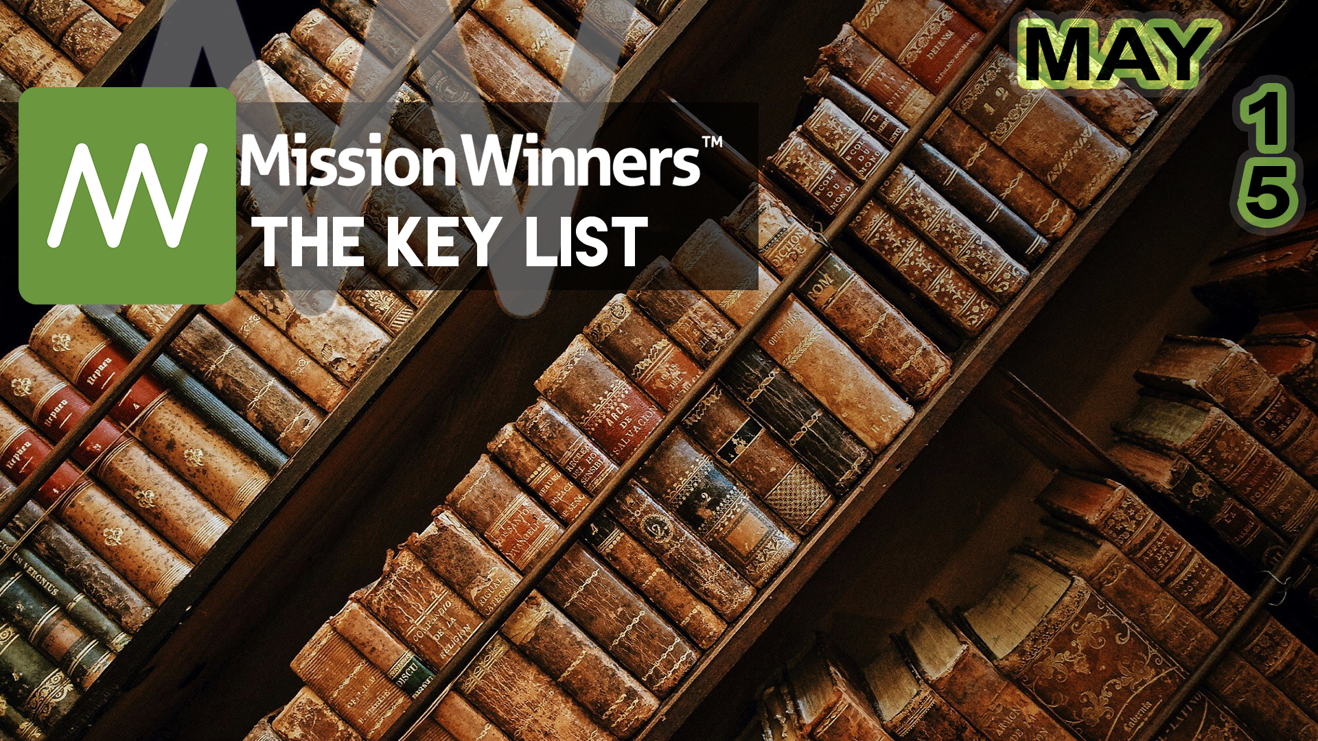 Key List™ Wednesday May 15 2024 - Mission Winners