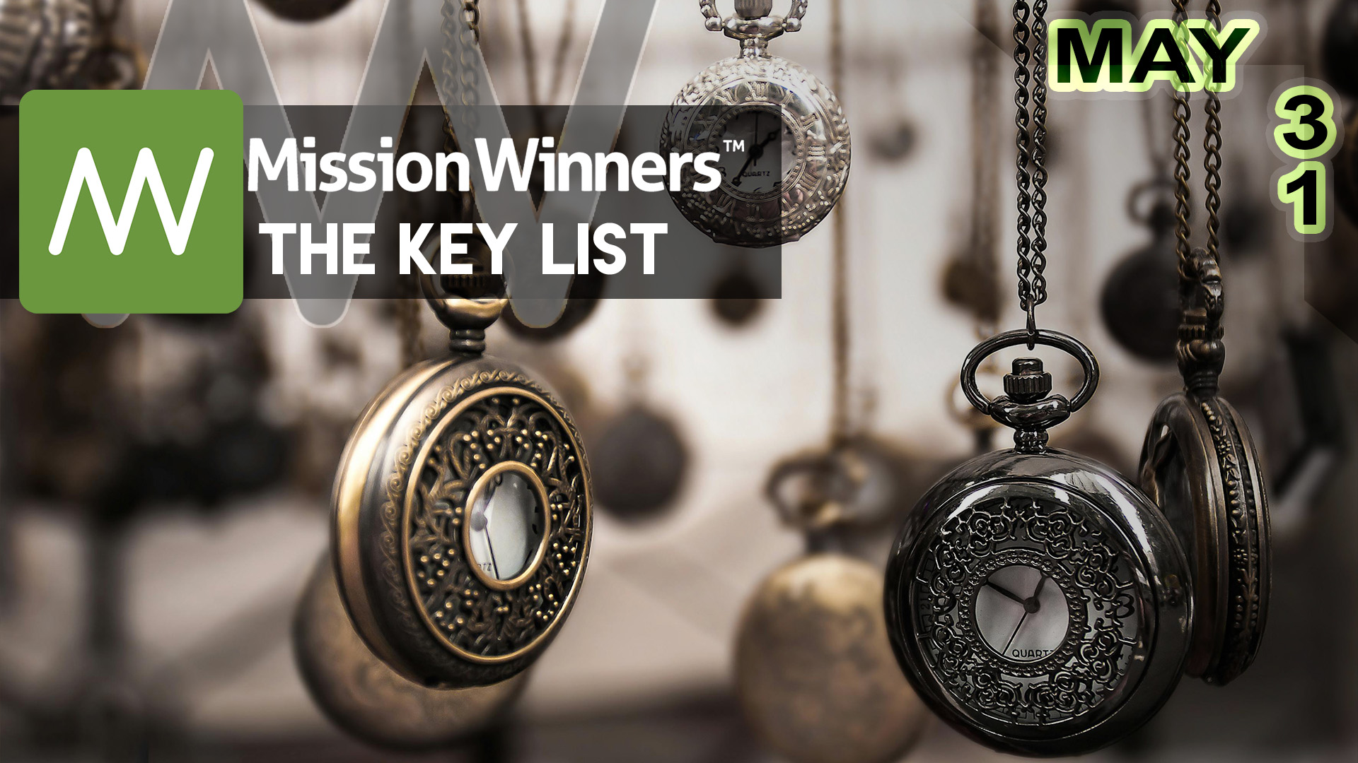 Key List™ Friday May 31 2024 - Mission Winners