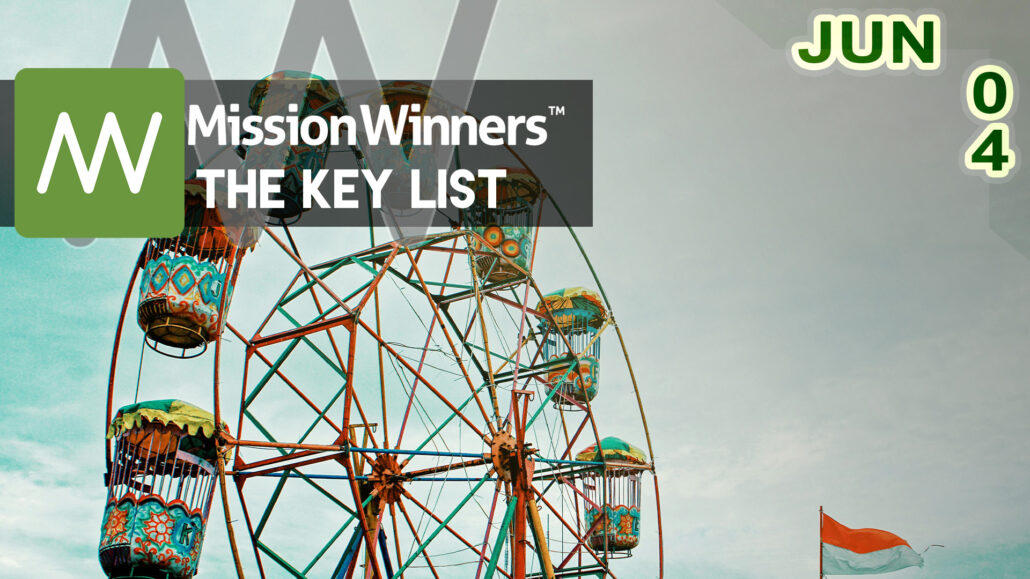 Key List™ Tuesday Jun 04 2024 - Mission Winners