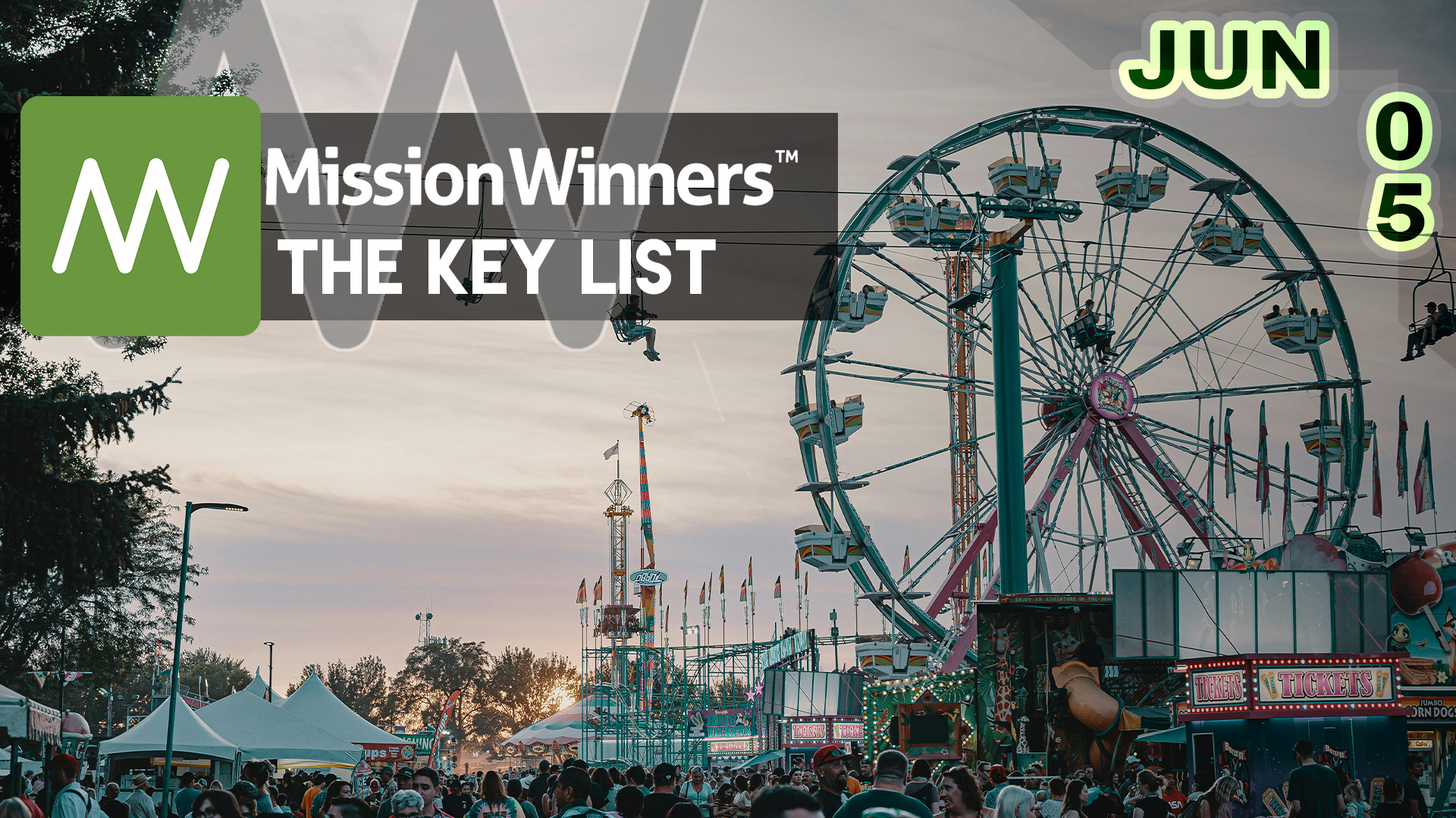 Key List™ Wednesday Jun 05 2024 - Mission Winners