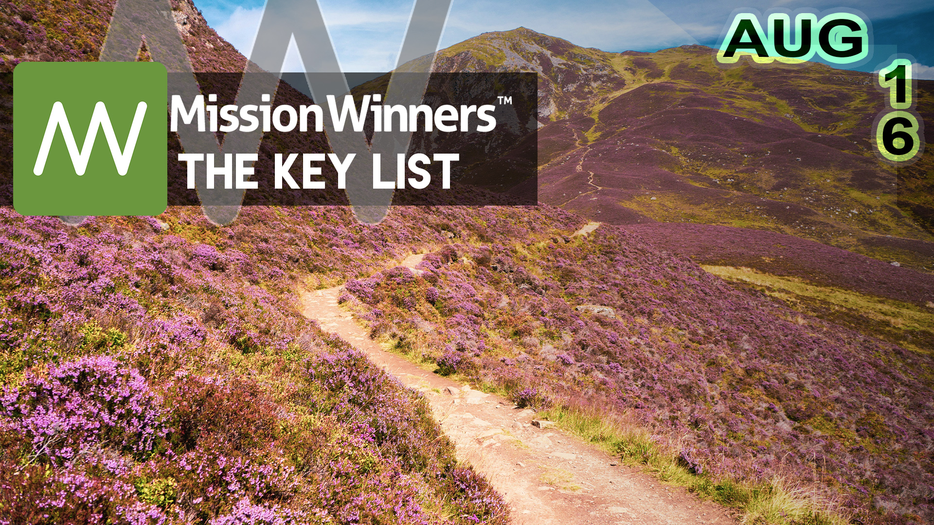 Key List™ Friday Aug 16 2024 - Mission Winners