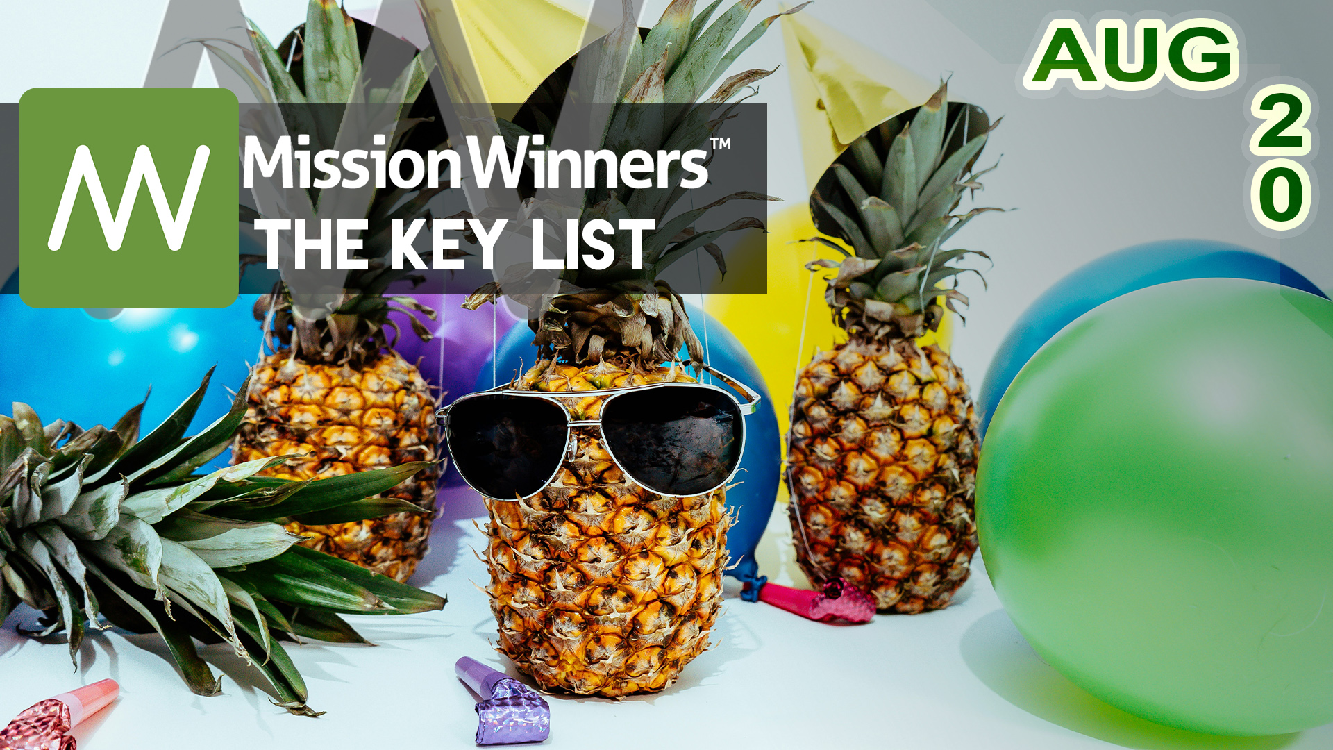 Key List™ Tuesday Aug 20 2024 - Mission Winners
