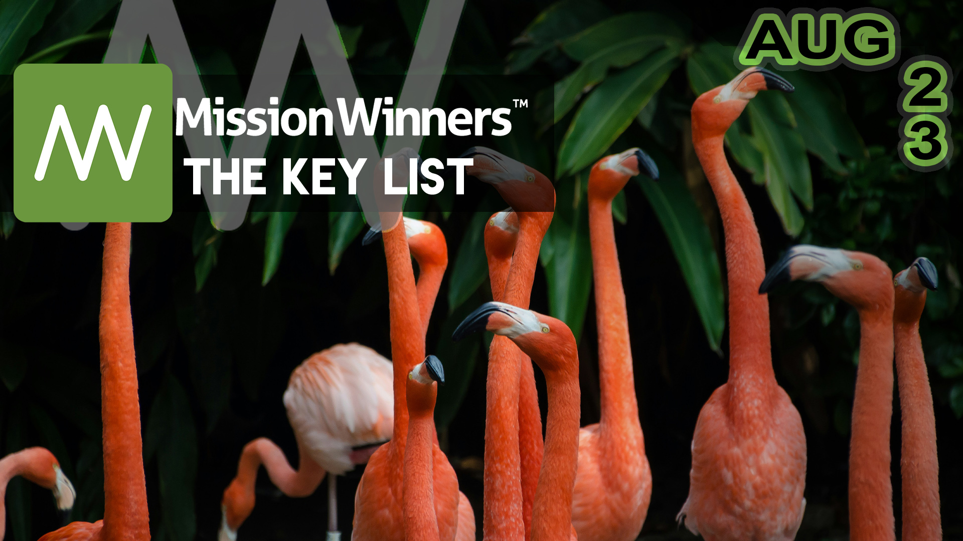 Key List™ Friday Aug 23 2024 - Mission Winners