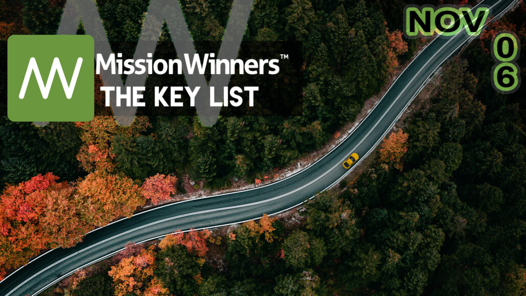 Key List™ Wednesday Nov 06 2024 - Mission Winners