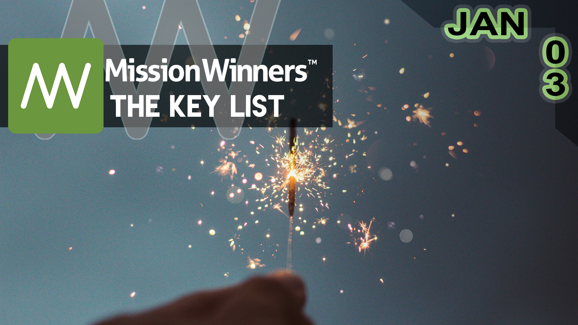 Key List™ Friday Jan 03 2025 - Mission Winners