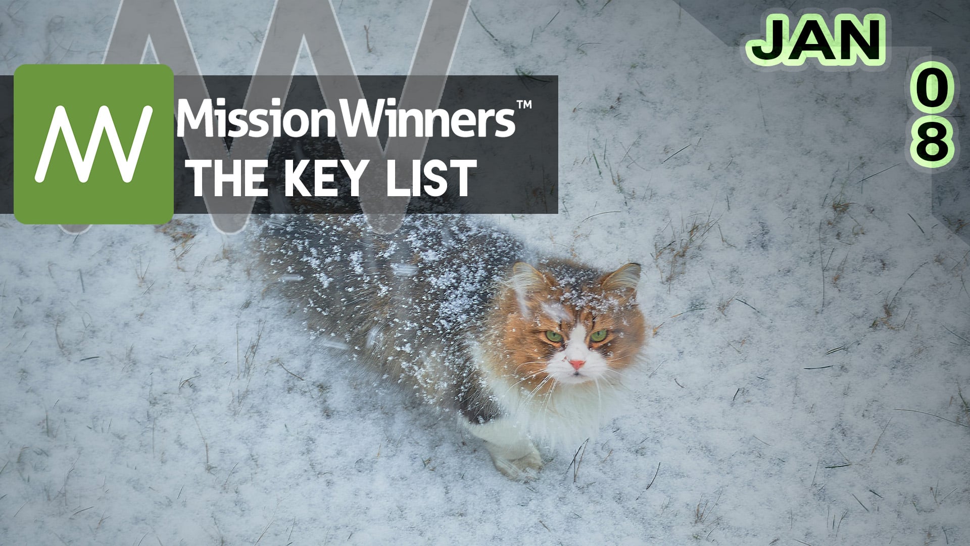 Key List™ Wednesday Jan 08 2025 - Mission Winners