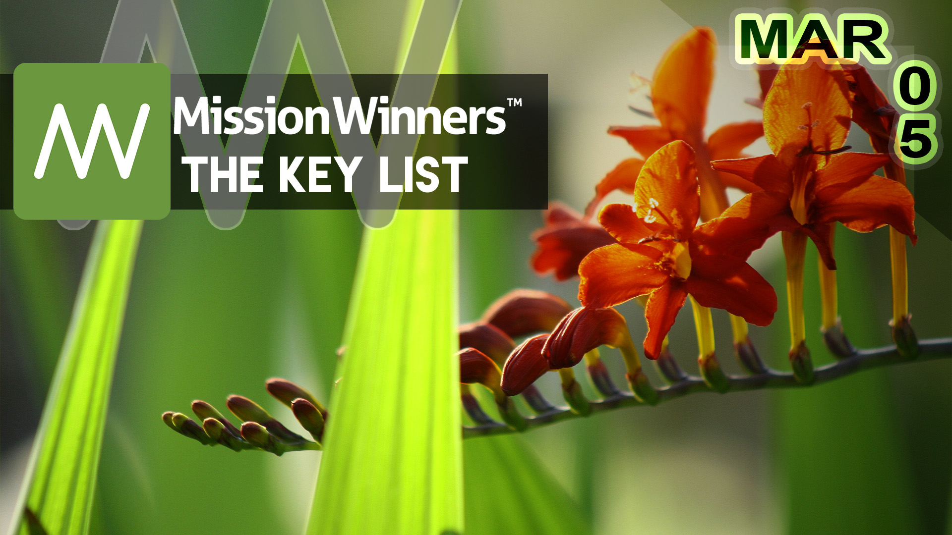 Key List™ Wednesday Mar 05 2025 - Mission Winners
