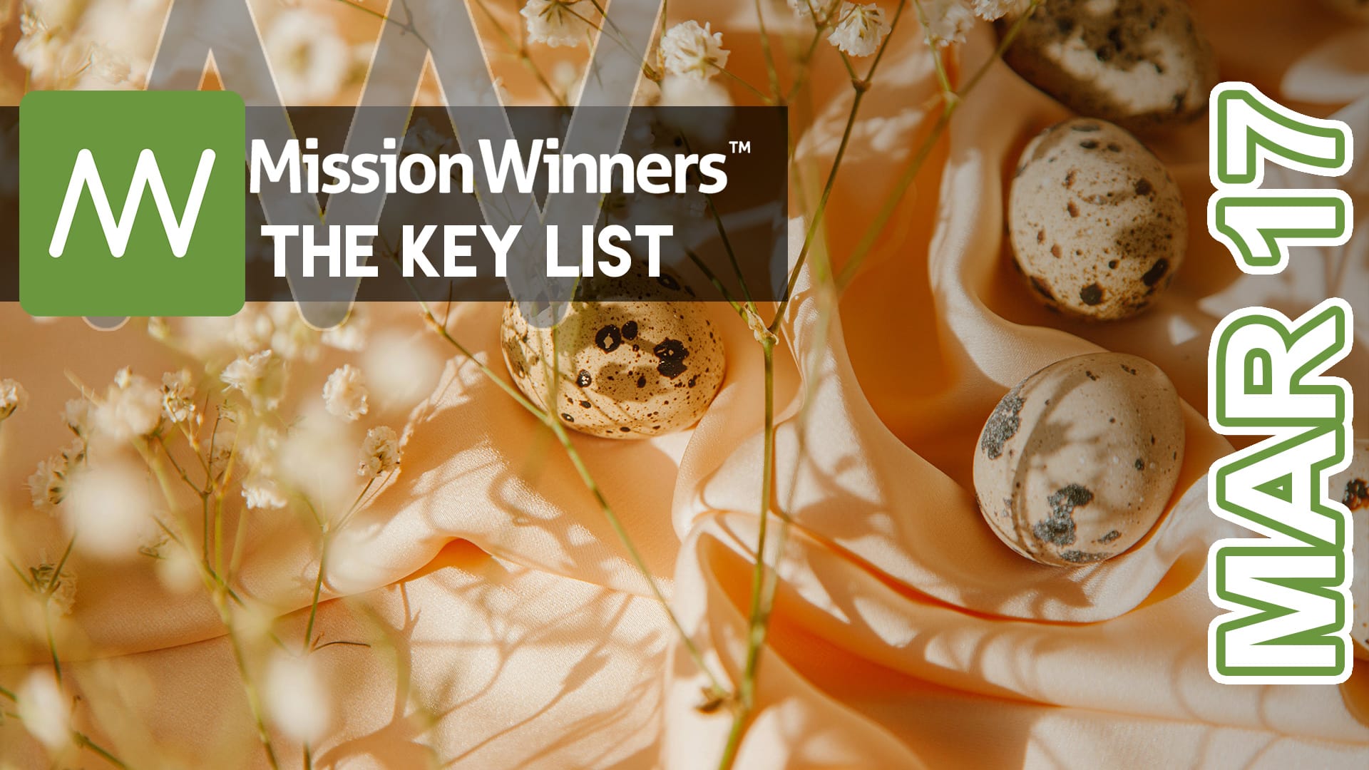 Key List™ Monday Mar 17 2025 - Mission Winners