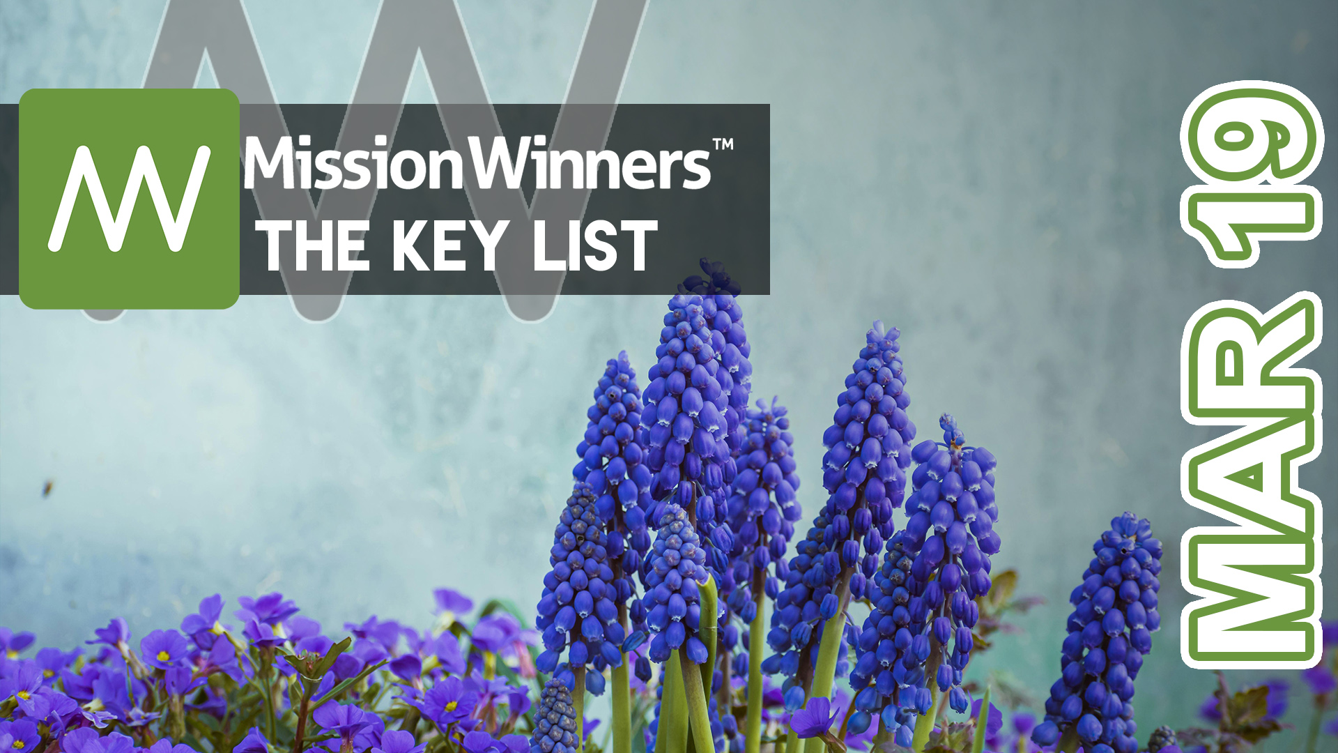 Key List™ Wednesday Mar 19 2025 - Mission Winners