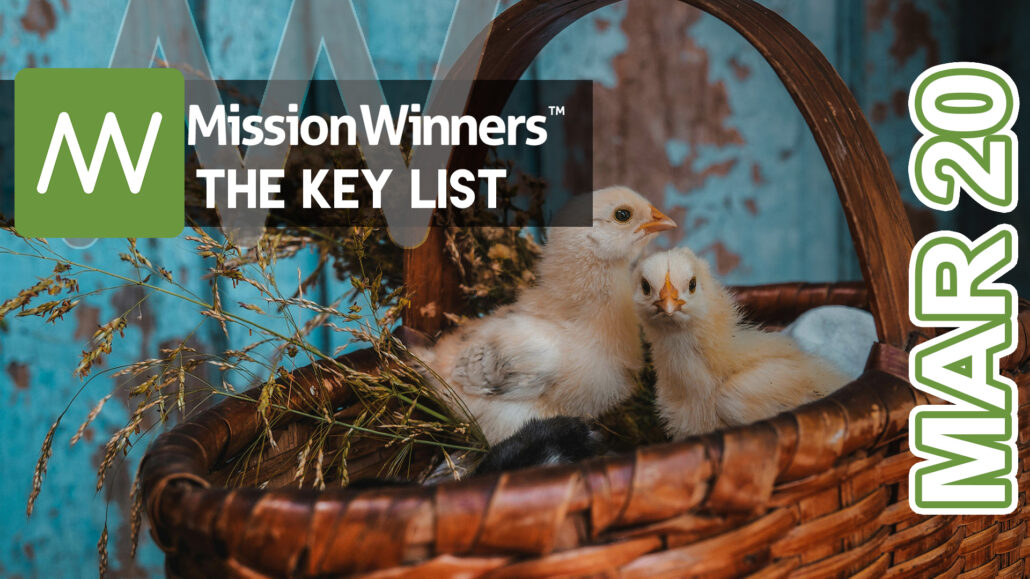 Key List™ Thursday Mar 20 2025 - Mission Winners