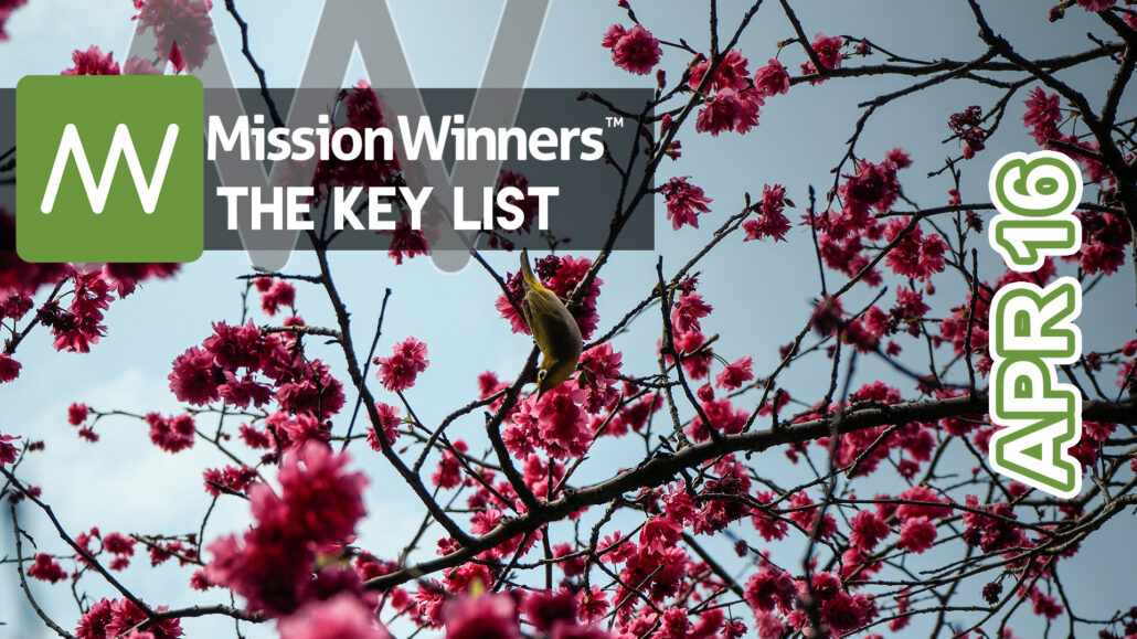 Key List™ Wednesday Apr 16 2025 - Mission Winners