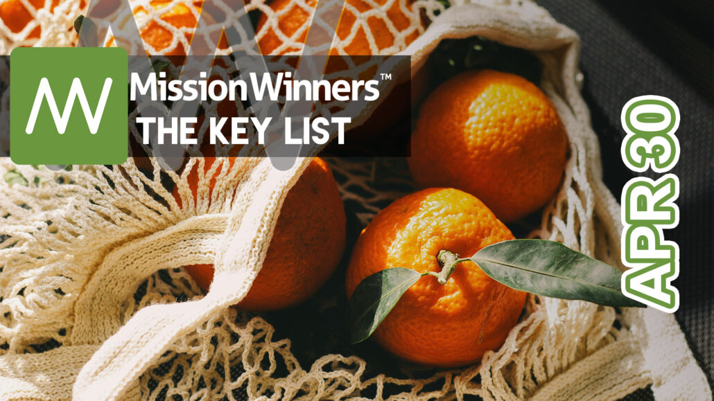 Key List™ Wednesday Apr 30 2025 - Mission Winners