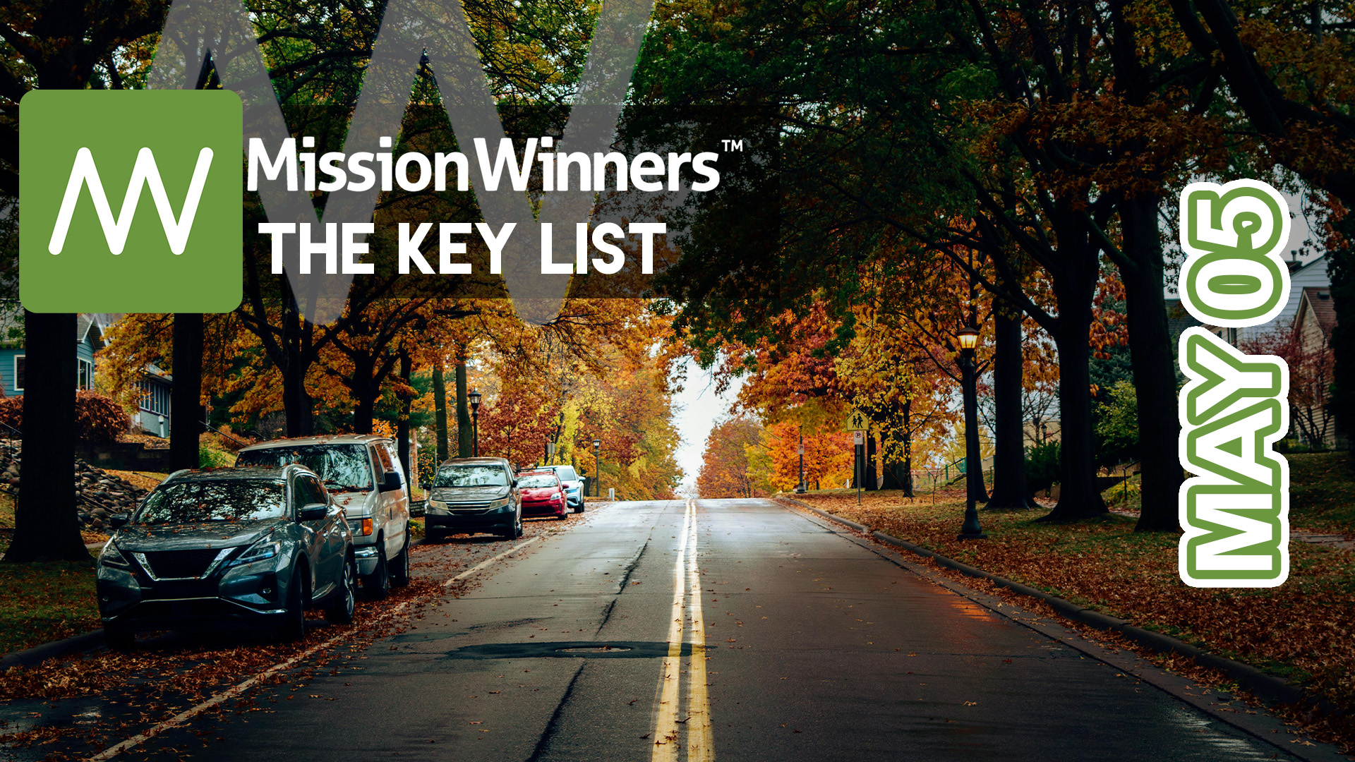Key List™ Monday May 05 2025 - Mission Winners