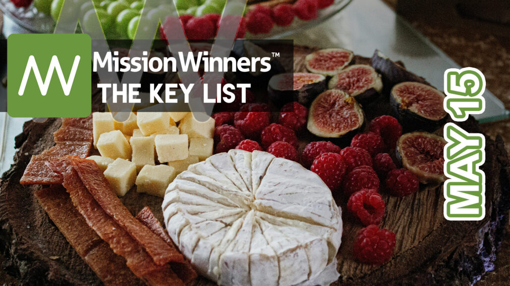 Key List™ Thursday May 15 2025 - Mission Winners