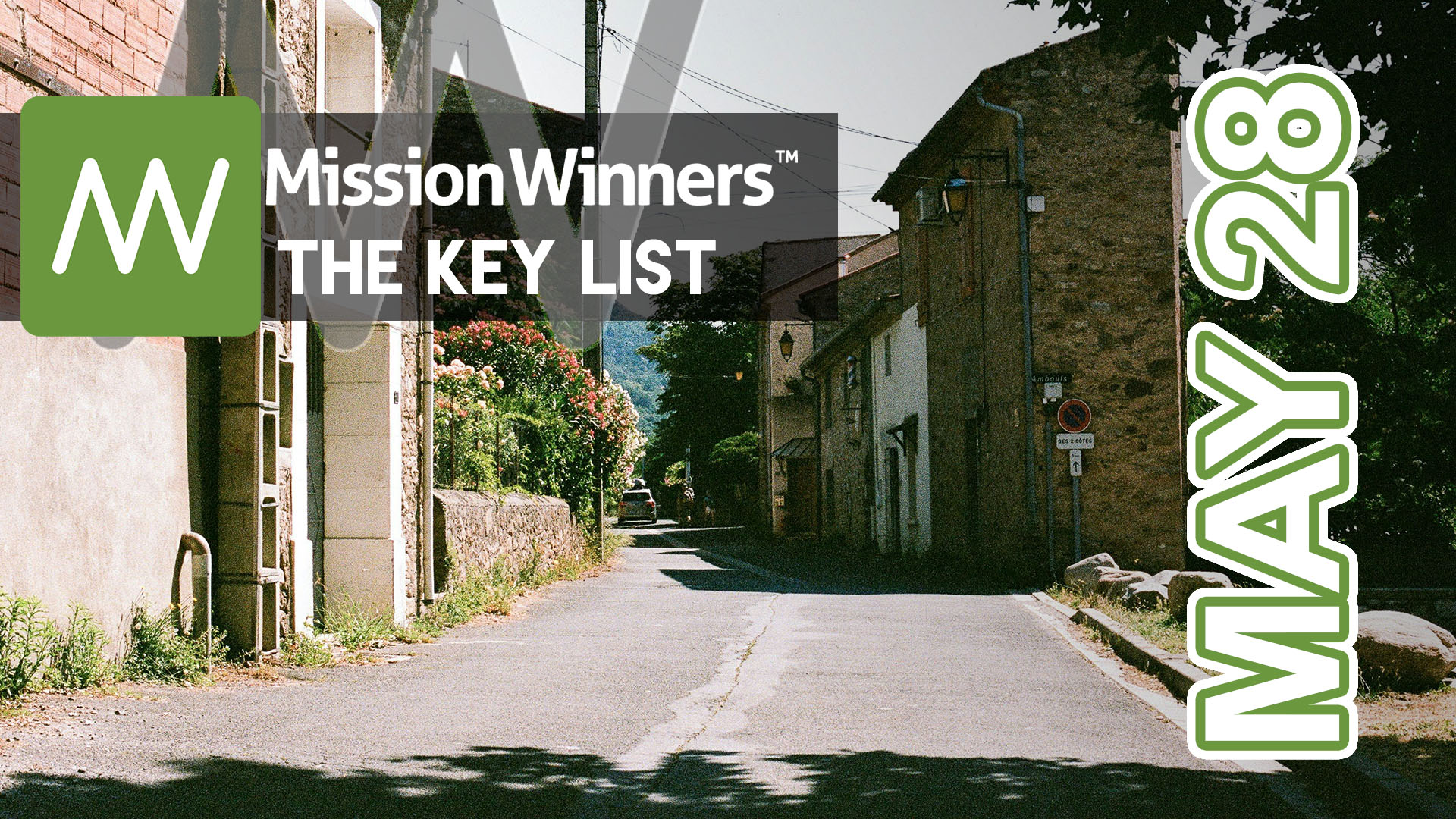 Key List™ Wednesday May 28 2025 - Mission Winners