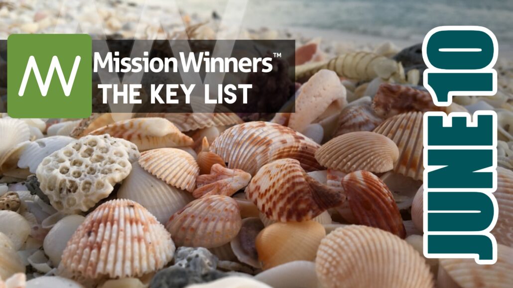 Key List™ Tuesday Jun 10 2025 - Mission Winners