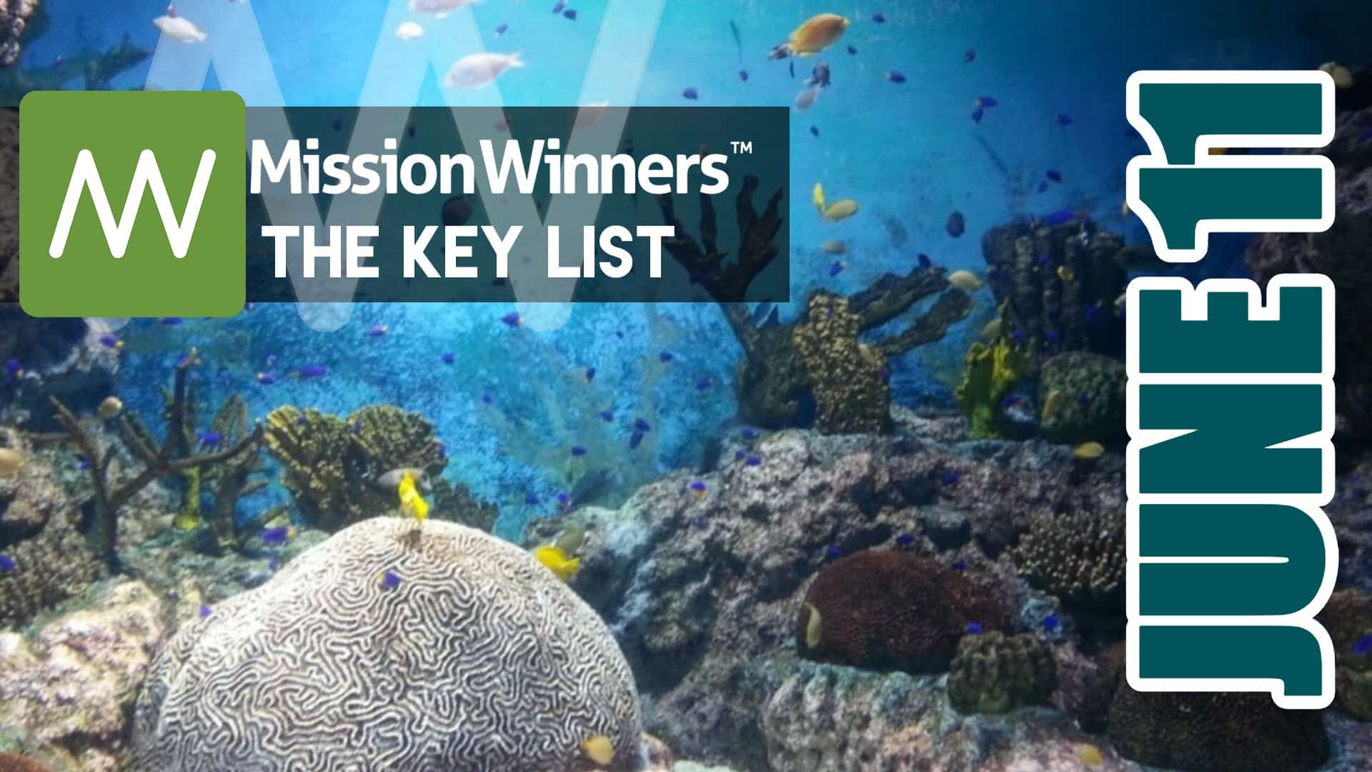 Key List™ Wednesday Jun 11 2025 - Mission Winners