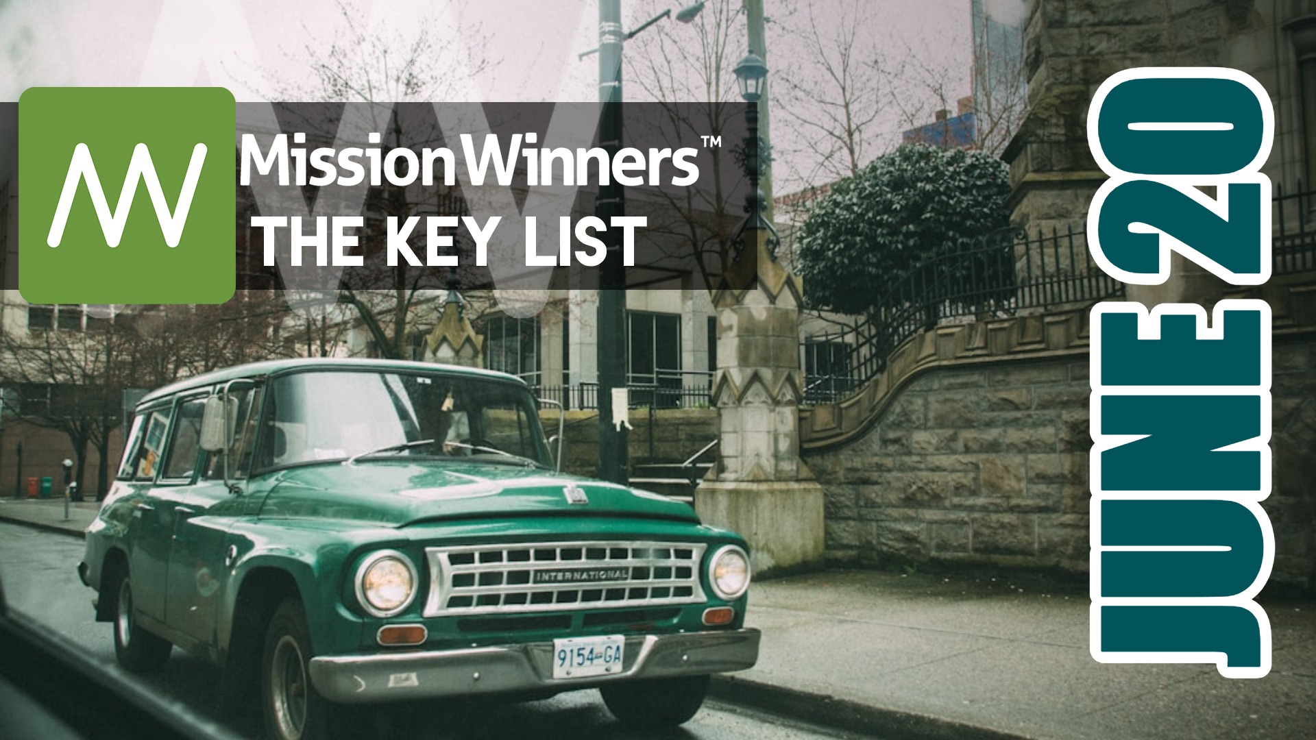 Key List™ Friday Jun 20 2025 - Mission Winners