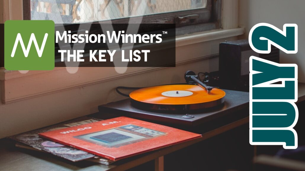 Key List™ Wednesday Jul 02 2025 - Mission Winners