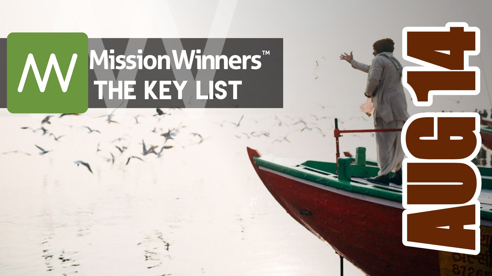 Key List™ Thursday Aug 14 2025 - Mission Winners