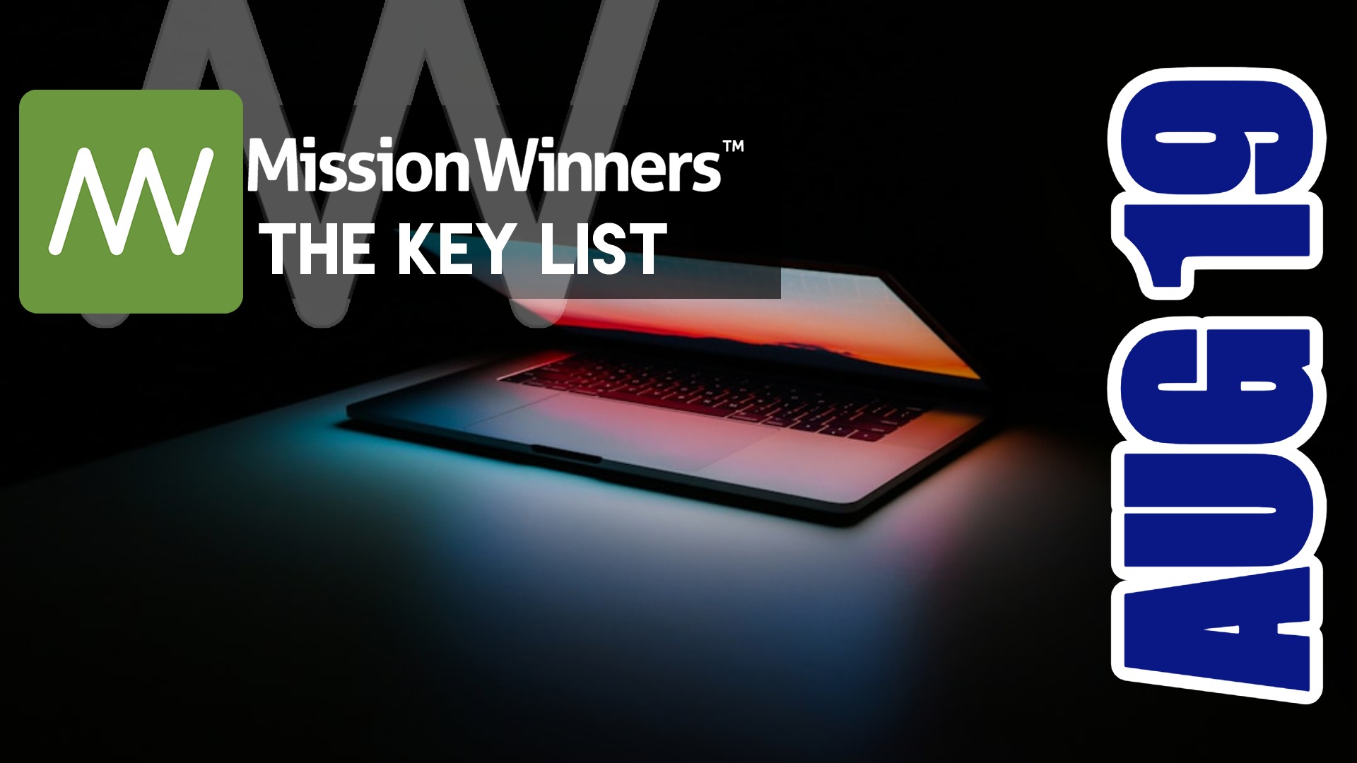 Key List™ Tuesday Aug 19 2025 - Mission Winners
