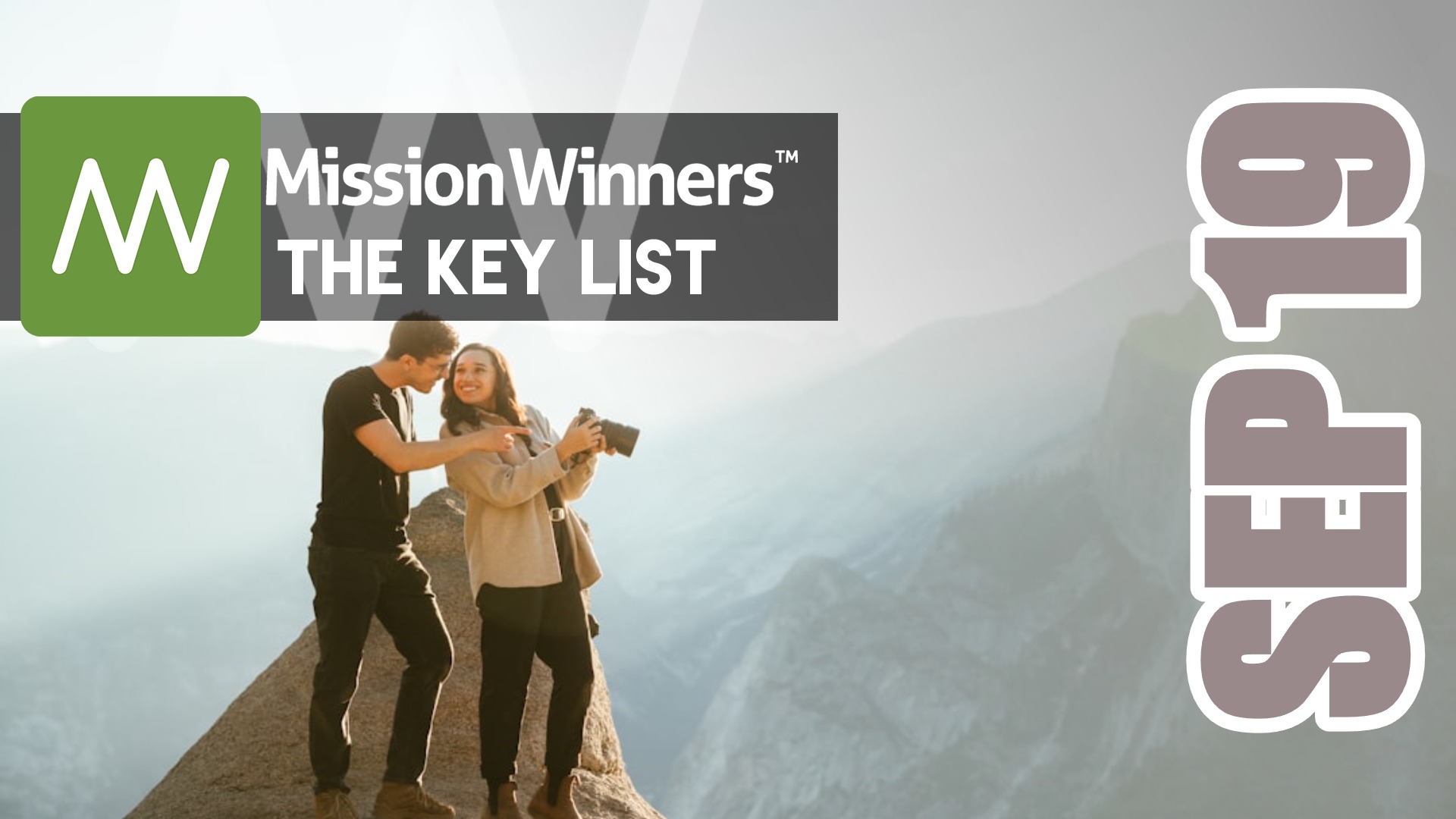 Key List™ Friday Sep 19 2025 - Mission Winners