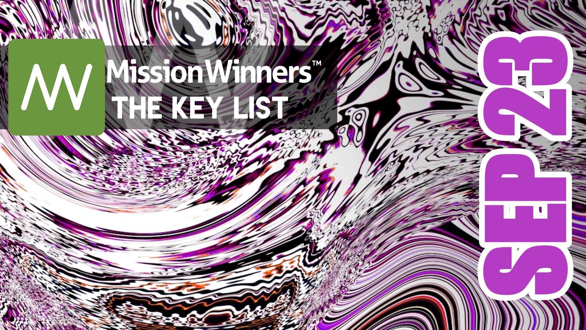 Key List™ Tuesday Sep 23 2025 - Mission Winners
