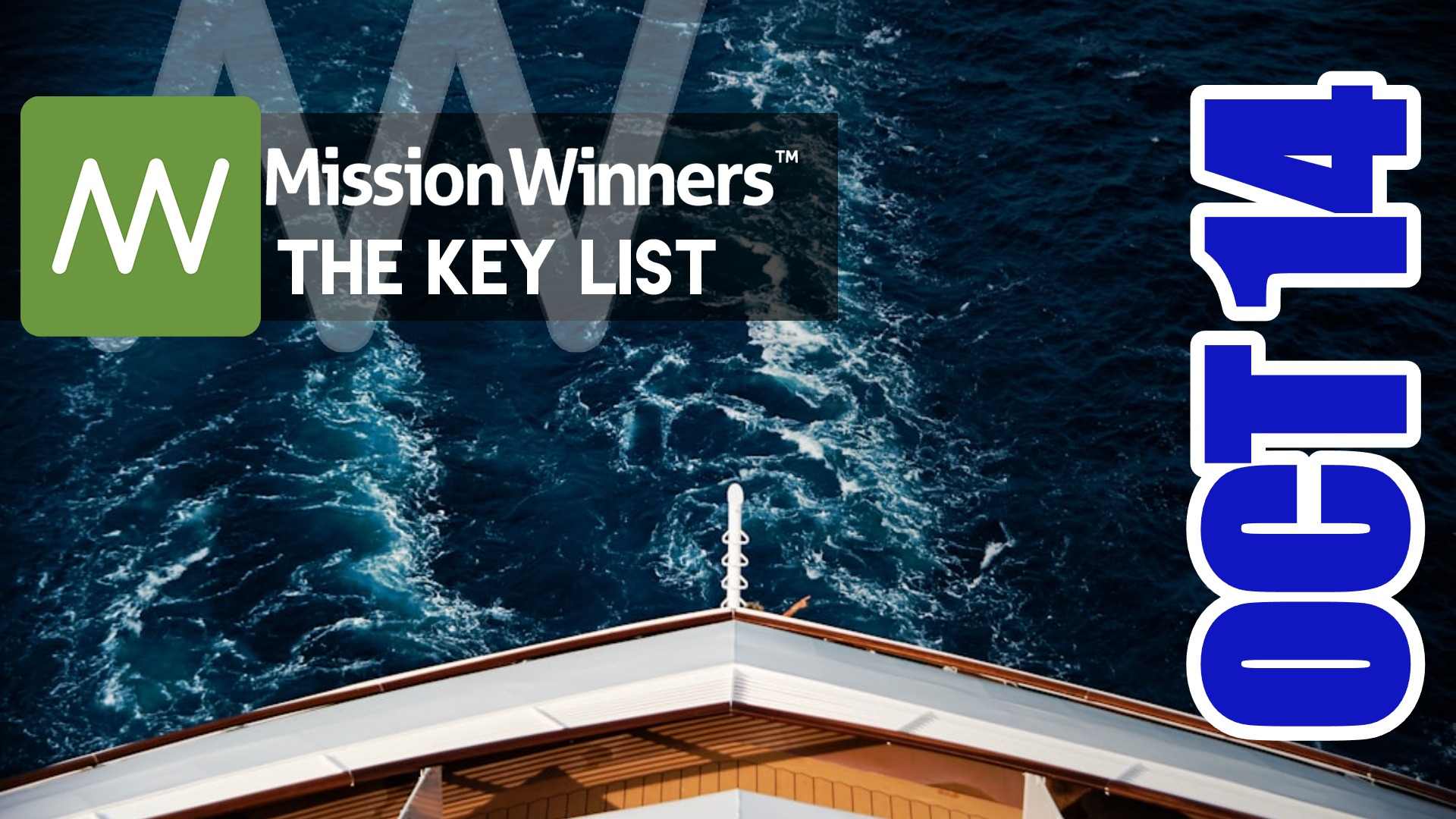 Key List™ Tuesday Oct 14 2025 - Mission Winners